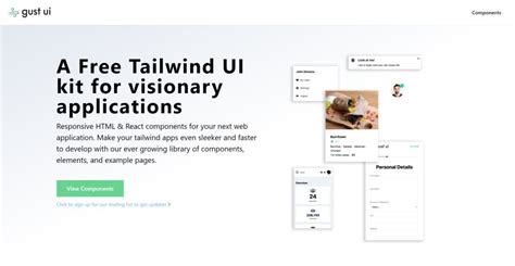 free tailwind components for your next project dev