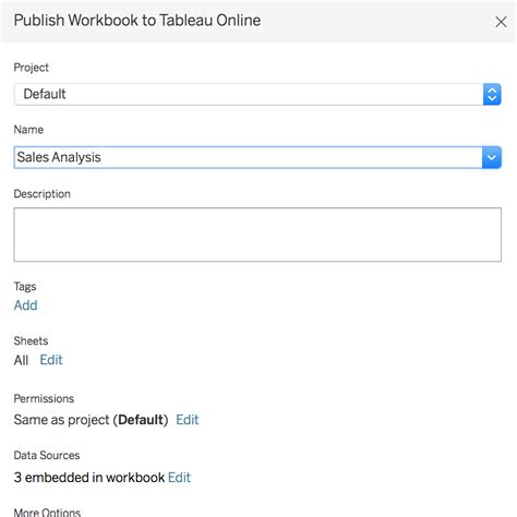 how to publish tableau data source