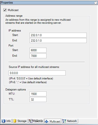 recording servers servers node