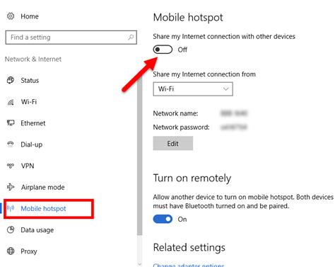 How To Enable Or Disable Mobile Hotspot In Windows 10