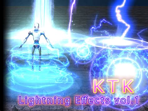 ktk lightning effects volume1 vfx 粒子 unity asset store