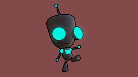 Gir Invader Zim ~ Invasor Zim 3d Model By Lucas Quincoses Toledo