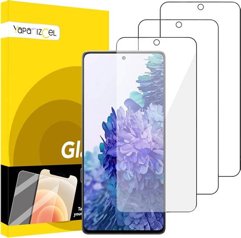 Yapanizcel Mica Para Samsung Galaxy S20 Fe 3 Unidades Mica Cristal