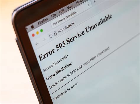 what is error 503 service unavailable and how to fix it