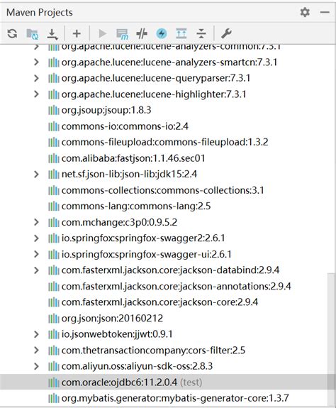 oracle mybatis generator java lang classnotfoundexception