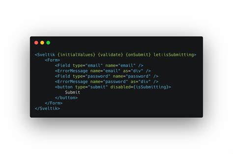 sveltik form library inspired by formik built with svelte js