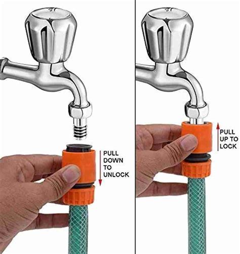 Universal Garden Hose Fitting Pipe Connector Kitchen Bath 45 Off