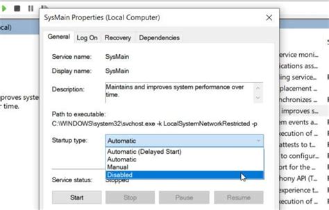 what is superfetch sysmain on windows 10 and how to disable it