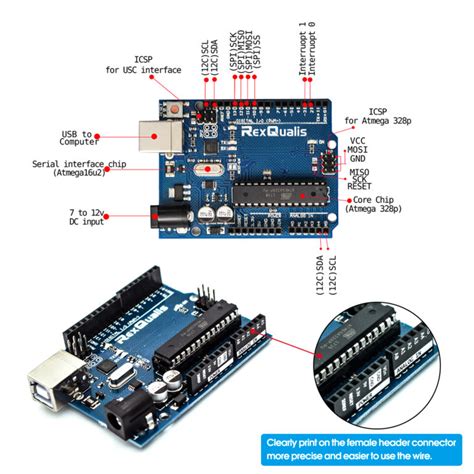 Rexqualis Super Starter Kit Based On Arduino Uno R3 With Tutorial And