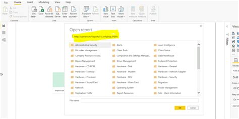 fix configmgr power bi report unexpected error sccm configuration