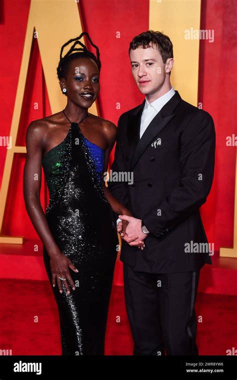 Usa 10th Mar 2024 Lupita Nyongo And Joseph Quinn Walking On The Red