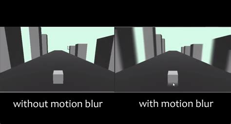 how to add motion blur to your unity game post processing effect spafi