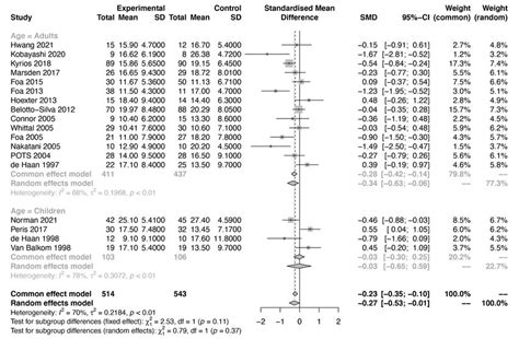 Forest Plots Of The Subgroup Analysis By Age Group For The Efficacy Of