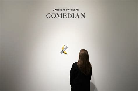 Maurizio Cattelans Duct Taped Banana Expected To Fetch 1 Million At