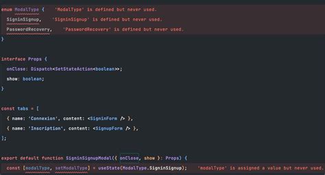 problem with eslint default configuration using typescript enum s