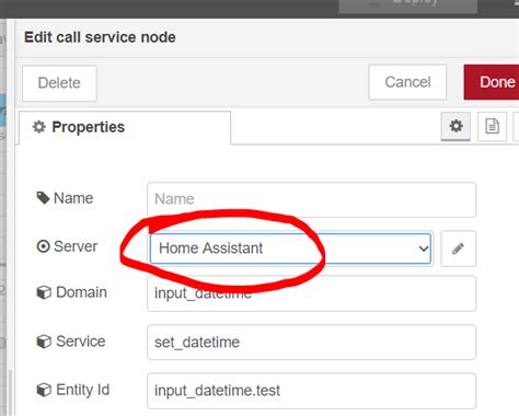 report date and time of node red flow in home assistant node red
