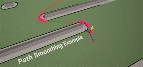 path smoothing for ai in unreal engine 5 with c