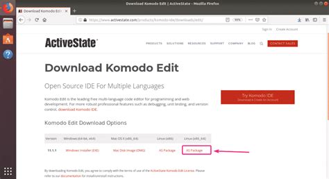 installing komodo ide and komodo edit on ubuntu