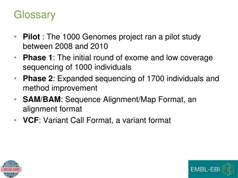 Ppt The 1000 Genomes Tutorial A Brief History Of Data And Analysis
