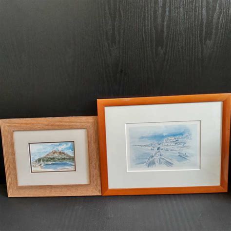 Yahoo オークション 榎木孝明 俳優 芸能人 水彩画 絵画 鹿児島 桜島