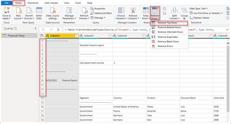how to remove rows in power query editor [with various examples] spguides