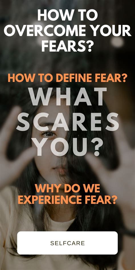 How To Overcome Your Fears Overcoming Low Self Worth Define Fear