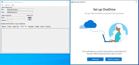 autoit windows info tool and onedrive autoit general help and support
