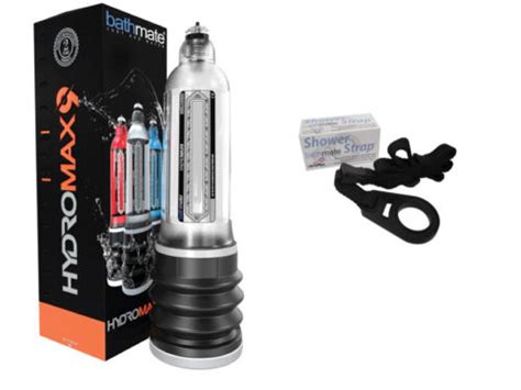 Hydromax 9 Bathmate Hydropump Water Penis Enlarger Clear Hydromax X40