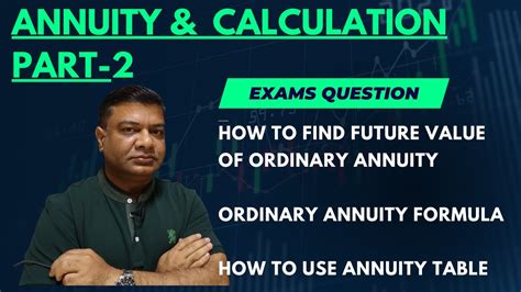 How To Solve Ordinary Annuity How To Find Future Value Of Ordinary
