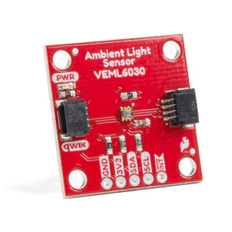 qwiic ambient light sensor veml6030 hookup guide sparkfun learn
