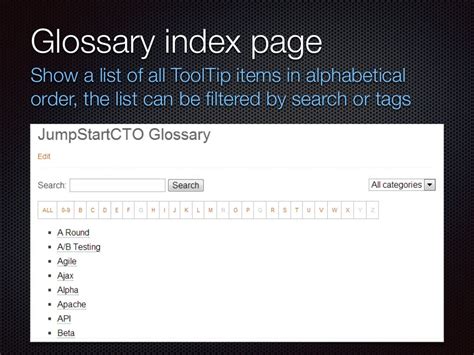 how to create a glossary with wordpress elementor themewaves