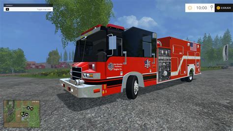 U S Fire Truck [leaked] V1 0 • Farming Simulator 19 17 22 Mods Fs19