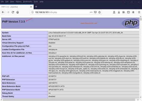 how to install lemp linux nginx mariadb php on fedora 30 server