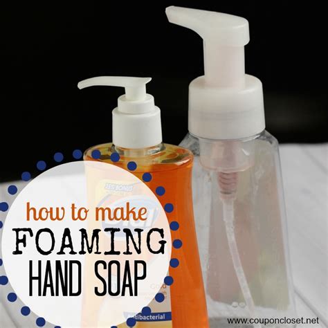 How To Make Foaming Hand Soap One Crazy Mom