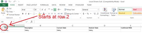 c why does all data in my excel rdlc data start at row 2 stack