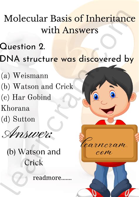 Mcq Questions For Class 12 Biology Chapter 6 Molecular Basis Of