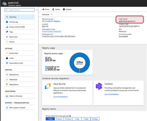 step by step guide creating and managing azure container registry
