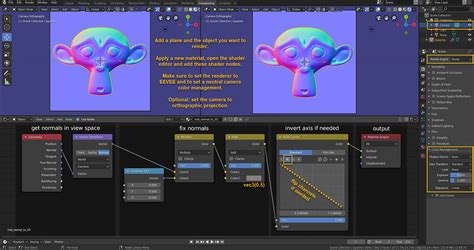 how to render normal pass with eevee lighting and rendering