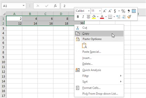 transpose data in excel in easy steps