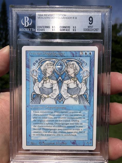 Vesuvan Doppelganger Revised 3rd Ed 1994 Mtg Bgs 9 0 Mint