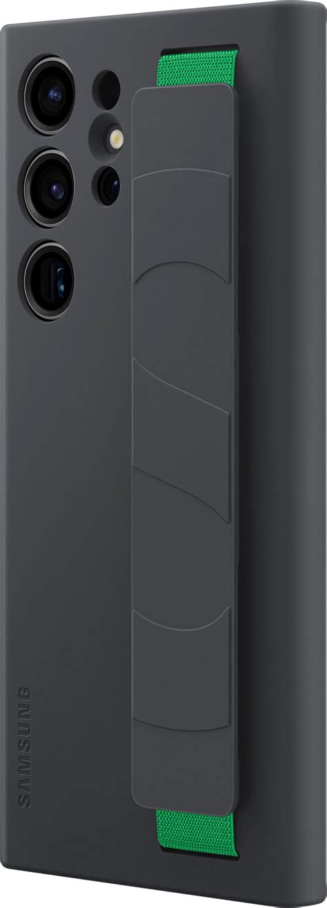 Customer Reviews Samsung Galaxy S23 Ultra Silicone Grip Case Black Ef