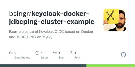 github bsingr keycloak docker jdbcping cluster example example setup