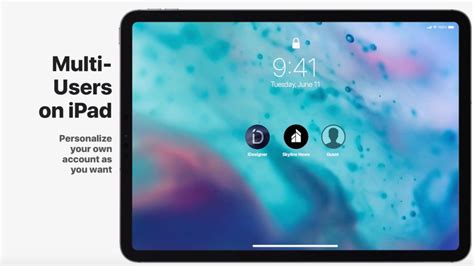 ios 13 concept imagines dark mode multi user ipad support less