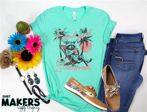 Feral Girl Summer Dtf Or Sublimation Transfer Shirt Makers Supply Co