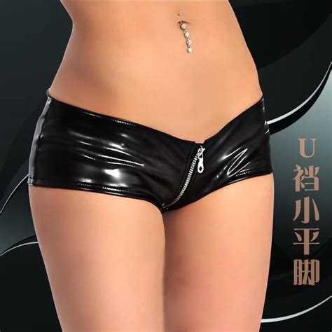 2019 Ultra Short Pu Leather Shorts Sexy Wilderness Shorts In Shorts