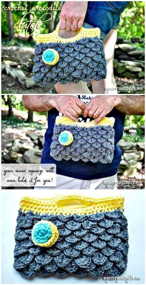 20 Free Crochet Patterns Using Crochet Crocodile Stitch Diy Crafts