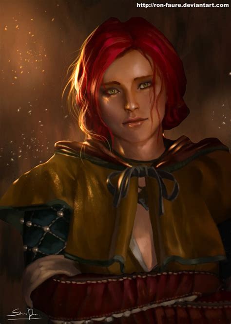 Triss Merigold By Ron Faure On Deviantart The Witcher Game Triss