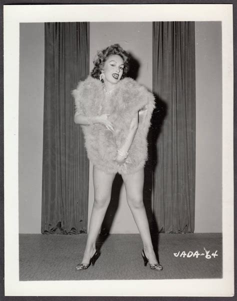 Infamous Stripper Jada Conforto Irving Klaw Vintage Original Photo 4x5