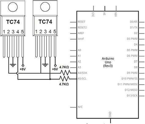 connecting multiple i2c device on arduino uno r3