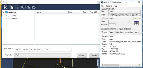 how can i get control inthis window if class and handle of window
